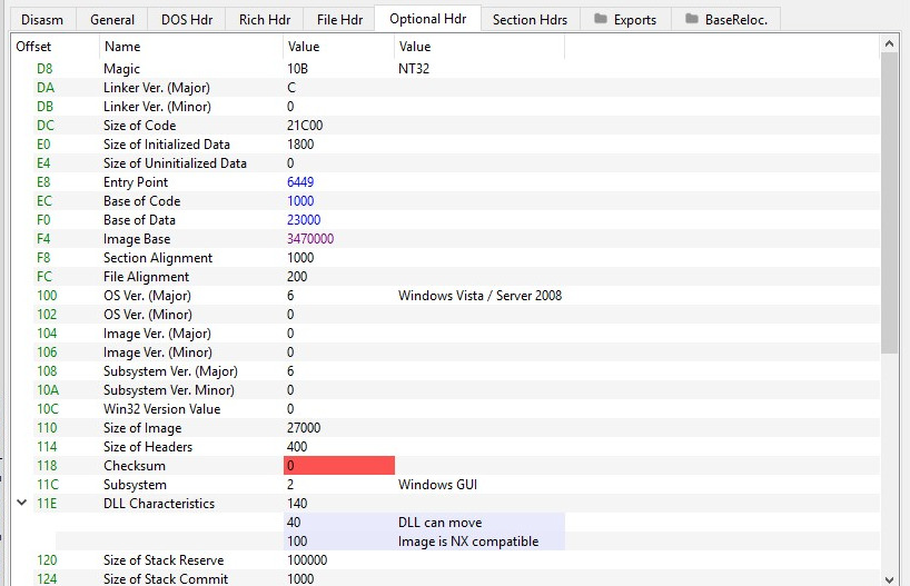 Unmapping Pe Files Fixing Alignment And Fixing Corruptedmissing Pe Header Irfaneternal